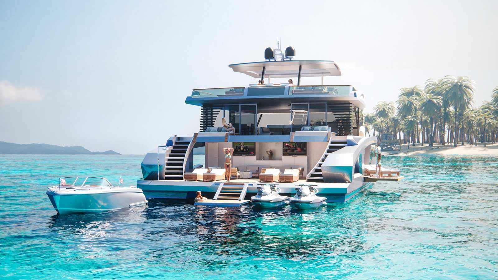 Lazzara Yachts presents 26m LPC 85 catamaran
